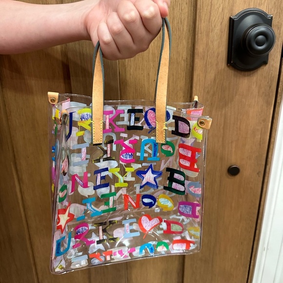 Dooney & Bourke | Bags | Dooney Bourke Colorful Clear Tote Bag 9s Y2k | Poshmark